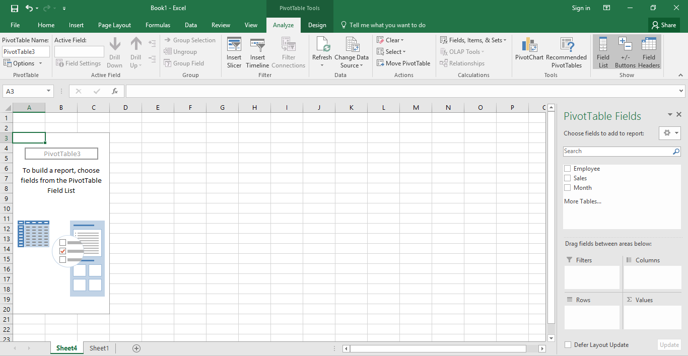 Creating Charts With Pivot Table | Shaw Academy