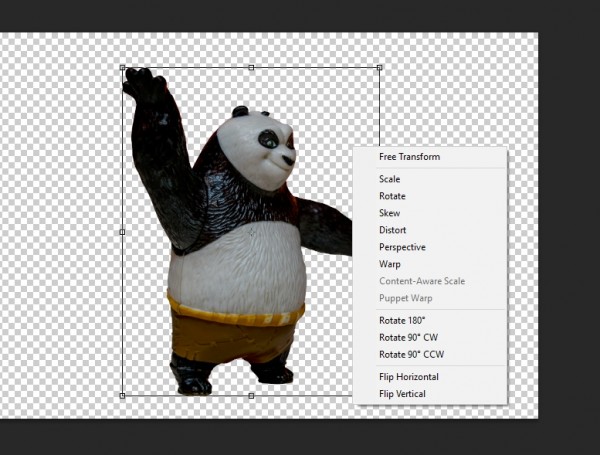 Free Transform Tool in Photoshop